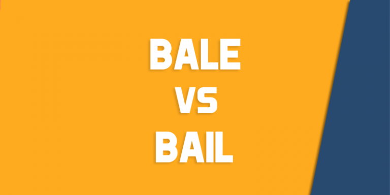 Bale vs. Bail – How to Use Each Correctly - Queens, NY English Society